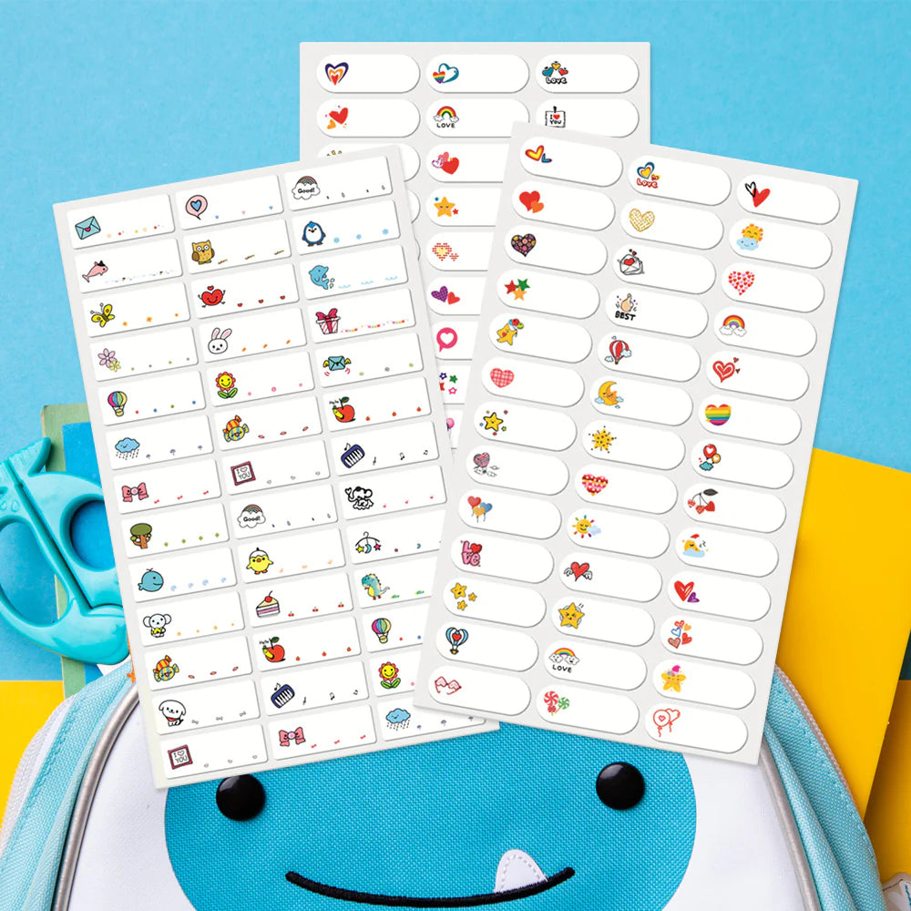 Name Stamp - Print Name Sticker Graphic Series 2 (size 30*11mm) 60pcs ...